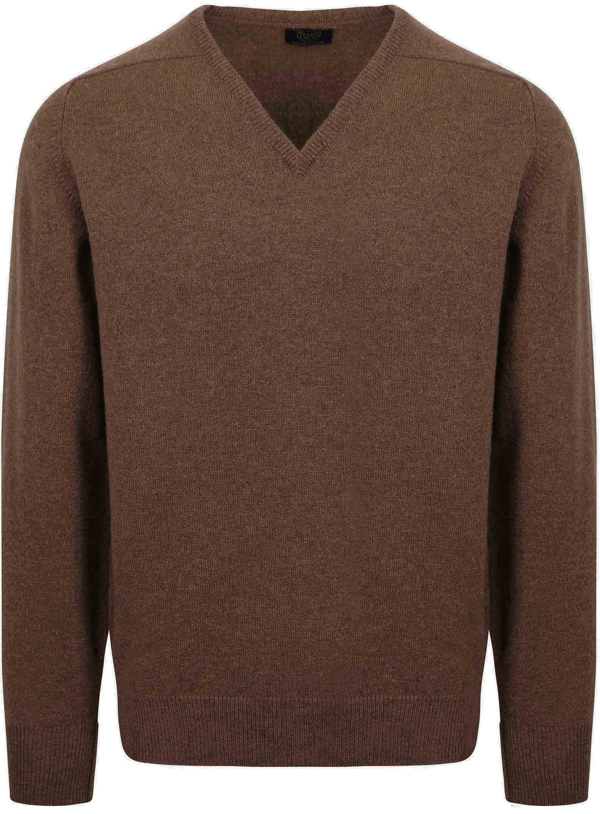 William Lockie V-Hals Lamswol Mocha 7092HV DF Mocha kopen | Suitable