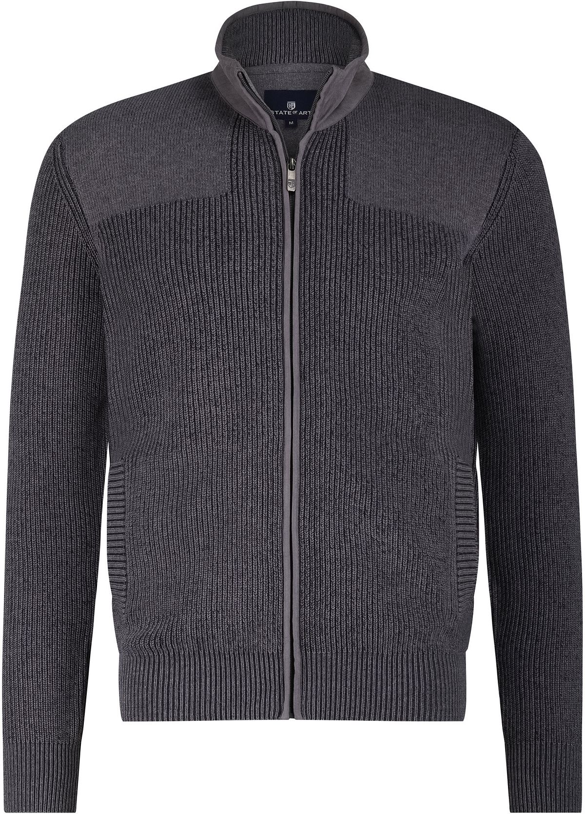 State Of Art Vest Structure Contrast Antraciet 16125118-9598 kopen ...