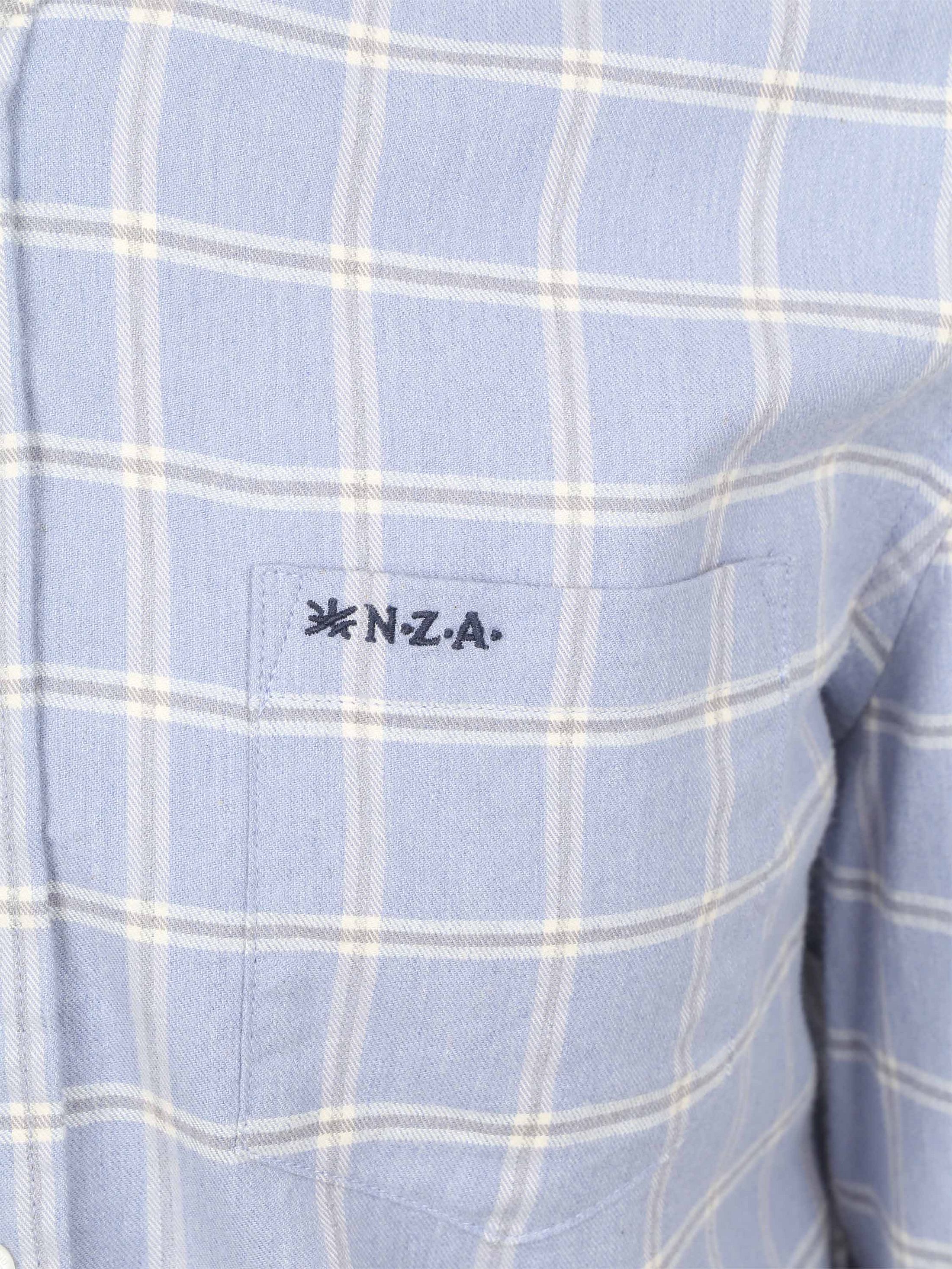 NZA Shirt Armando Flanel Ruit Blauw 25HN527-2612 kopen | Suitable