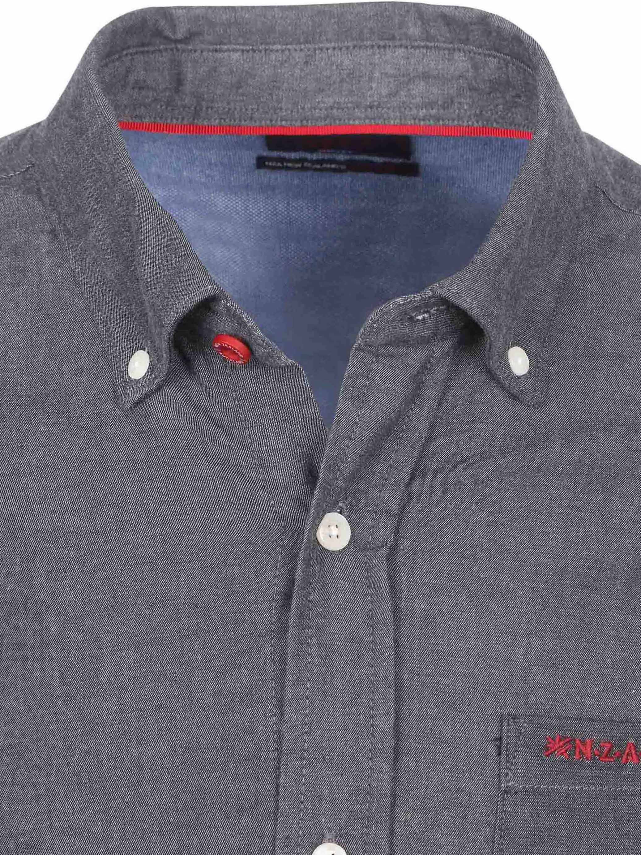 NZA Shirt James Twill Melange Navy 25HN500-2608 kopen | Suitable