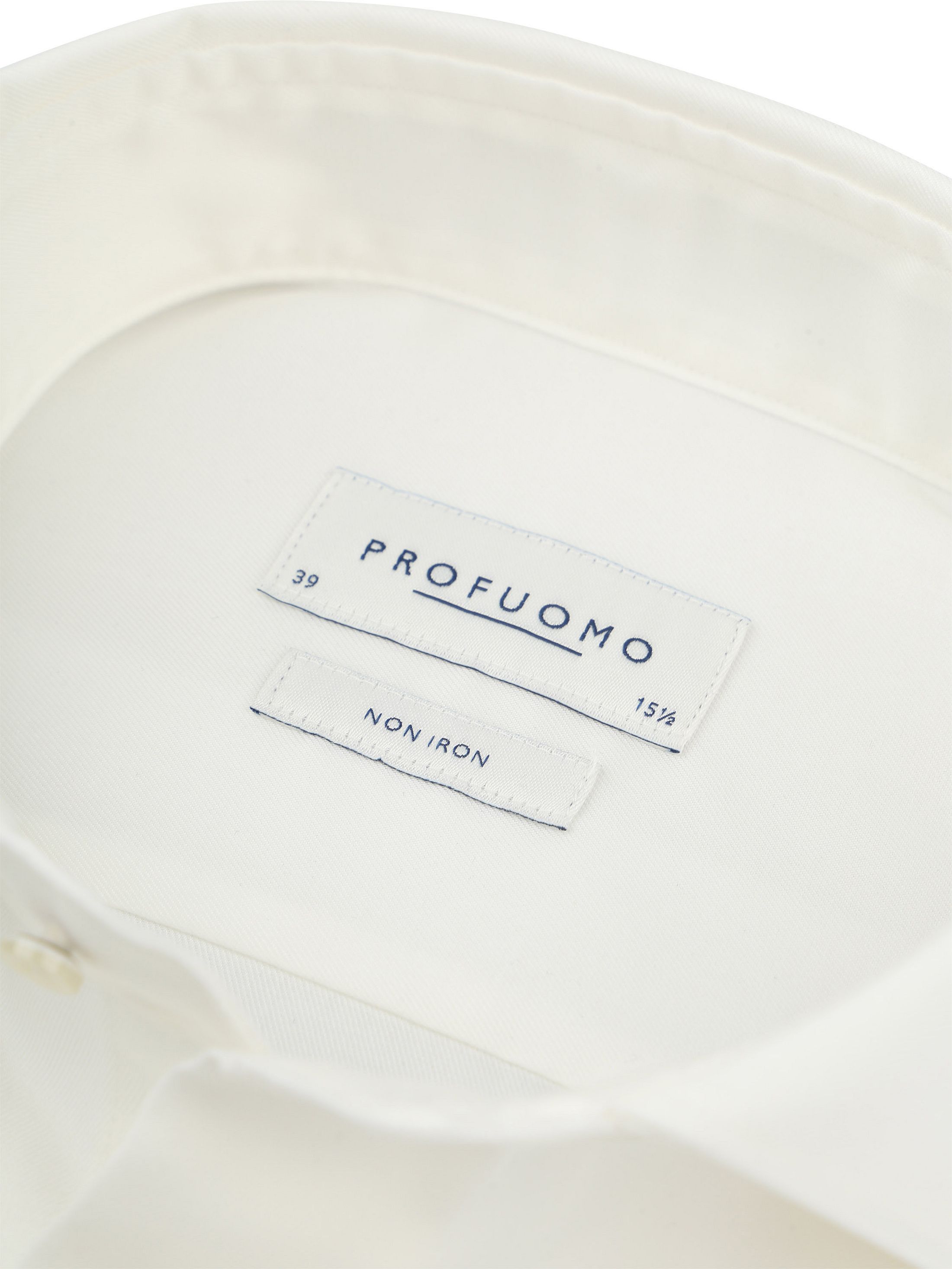 Profuomo Twill Overhemd Off White PP2H00010E-E kopen | Suitable
